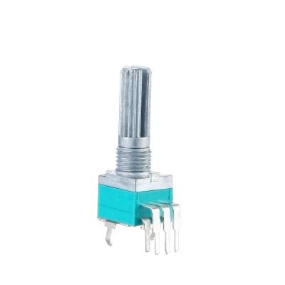 China Flat Shaft Type Rotary Adjustable Resistor 6mm Diameter Customizable Variable Resistor Suitable for Electronic Circuit Control for sale
