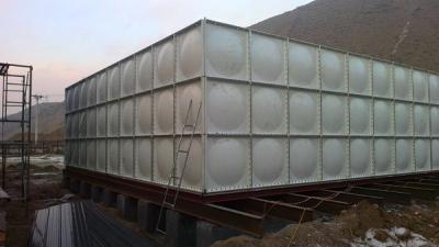 China SMC Made FRP Fiberglass Composite Water Tank for fire protection for sale