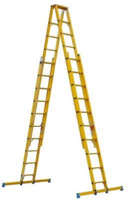 China A shape double side extension ladder FRP/GRP Ladder for sale