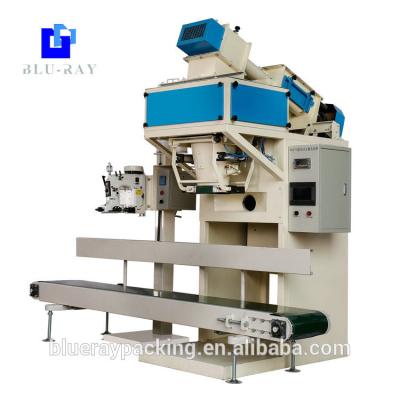 China 10kg Egg Yolk Powder Semi Automatic Bagging Machine With Sewing Machine for sale