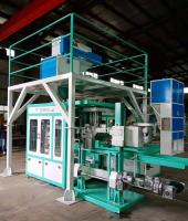 China Wheat Grain Feed Peanuts Automatic Bagger Machine HMI  Touch Screen for sale