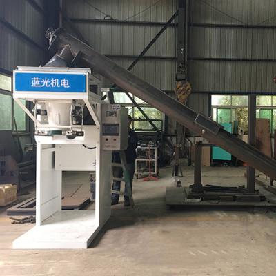 China Semi Automatic 25kg Crab Meal Bag Packing Filling Machine for sale