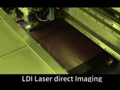 PWB direto da imagem latente do laser com formato de arquivo do modo da escala para a aplicação de PWB HDI FPC