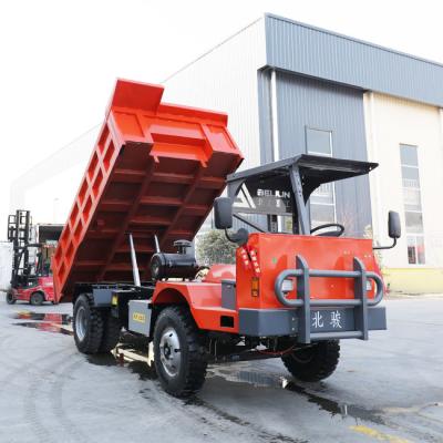 China 12 Tone Mini Underground Dump Truck 4x2 Small Turning Radius for sale