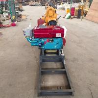 China HZ-130Y Hydraulic Diesel Water Well Drilling Rig 130m Depth 18HP Engine for sale