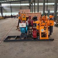 China HZ-130Y Hydraulic Diesel Water Well Drilling Rig 130m Depth 18HP Engine for sale