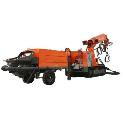 China Mobiele Nozzle Carrier Ondergrondse spuitbetonspuit 11kw Klein volume Te koop