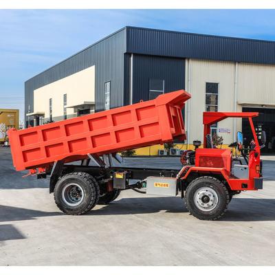China Load Unloading Wagon Underground Mining Truck 4 Wheeler  Maneuverable Design for sale