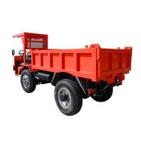 China Mini 3 Ton Dump Truck 63HP 4x4 Underground Mining Dumper with Hydraulic Dump for sale