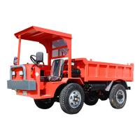 China Mini 3 Ton Dump Truck 63HP 4x4 Underground Mining Dumper with Hydraulic Dump for sale