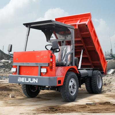 Cina 3 tonnellate di camion di estrazione sotterraneo 4 ruote tunnel Diesel articolato in vendita