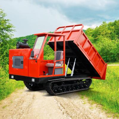 Cina 6 tonnellate di carrello crawler mini idraulico Weichai motore diesel alimentato per la coltivazione di palme giardino in vendita