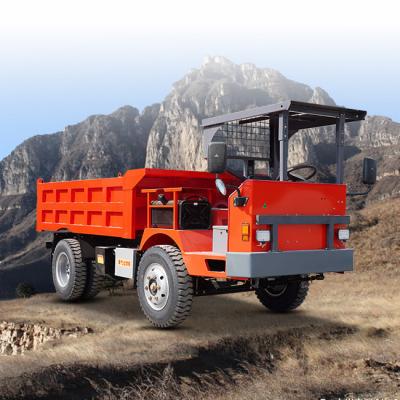 China 1-5 Ton Loading Capacity Underground Dump Truck Front Wheel Drive for sale