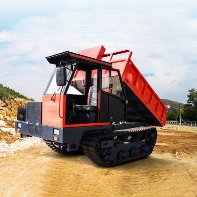 Cina Potente Weichai Jiaxin Motor 10 Ton Crawler Dumper Truck per il trasporto di pendenza in vendita
