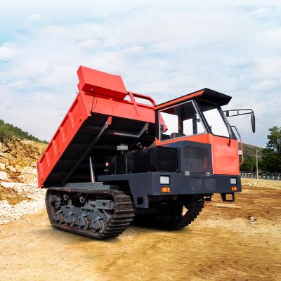 Cina Potente Weichai Jiaxin Motor 10 Ton Crawler Dumper Truck per il trasporto di pendenza in vendita