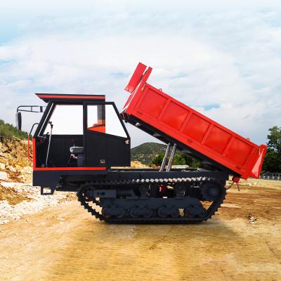 Cina Potente Weichai Jiaxin Motor 10 Ton Crawler Dumper Truck per il trasporto di pendenza in vendita