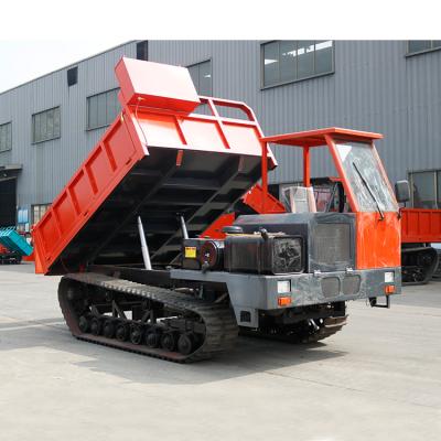 Cina CE 10 tonnellate motore mobile di piccole dimensioni motore elettrico motore di partenza crawler dumper camion ingegneria binari di gomma in vendita