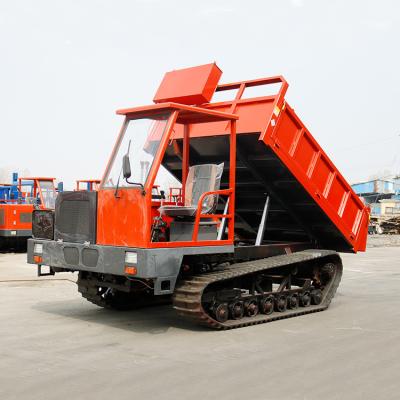 Cina CE 10 tonnellate motore mobile di piccole dimensioni motore elettrico motore di partenza crawler dumper camion ingegneria binari di gomma in vendita