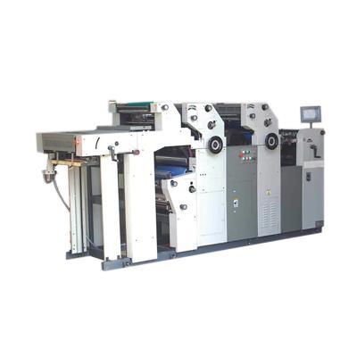 China Double Side Perfector Book printing magzine printing Two Color Offset Printing Machine for sale