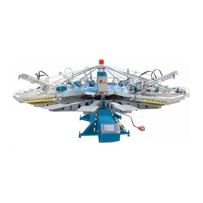 China Automatic Textile T Shirt Serigraphic Screen Printing Machine for sale
