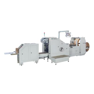 China Square Bottom food bag disposible bag Paper Bag Making Machine for sale