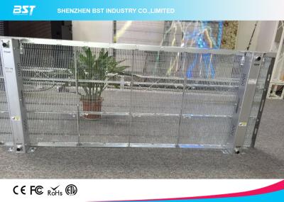 China SMD 3 In 1 10mm Transparent LED Screen Board 1R1G1B , Full Color Led Signs for sale