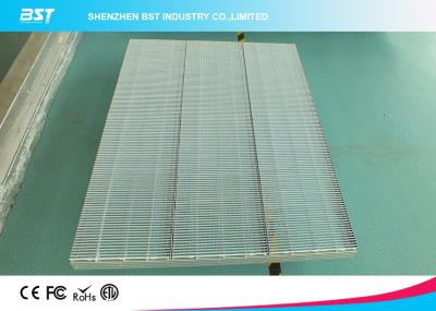 China SMD 3 In 1 10mm Transparent LED Screen Board 1R1G1B , Full Color Led Signs for sale