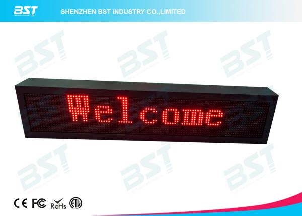 Passo programmabile del pixel del segno commovente impermeabile all'aperto 10mm di colore rosso LED