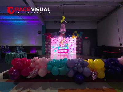 China IRC Serie Magnetic LED Display module 7680hz, Curved, Flexible, 90 degrees panels combinations for sale