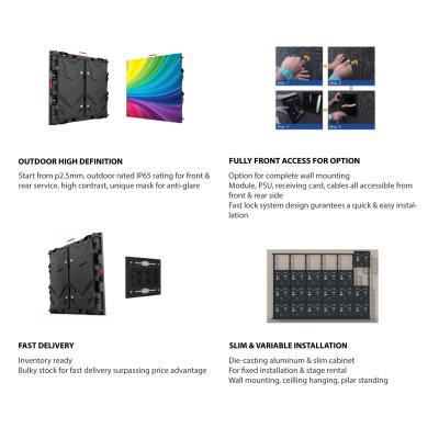 China OBF Series Slim and Stylish Die Cast Design Fully Front Access Option Module Dimension 320x160mm Contrast Ratio 4000 1 for sale