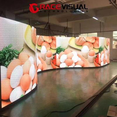 China Creative Design Flexibility Special-Shaped Indoor Advertising LED Display for Easy Transportation and Installation for sale