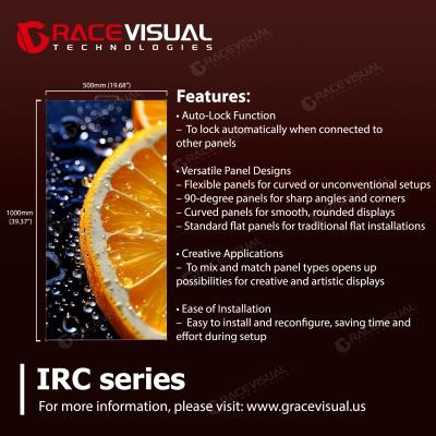 Premium P2.6 Indoor Rental LED Screen - IRC Series |  7680Hz Ultra-Fluid Visual Performance | 500×1000mm Quick-Deploy Modular Design | 600+nits Brilliant Display Brightness