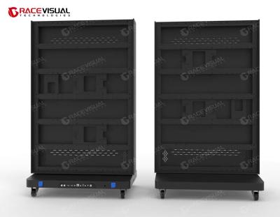 중국 작은 크기의 실내 바닥에 있는 접이식 LED 디스플레이 포스터 스크린, 편리한 보관, 편리한 운송 판매용