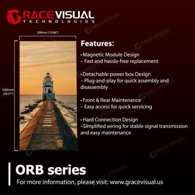 China ORB Series P3.91 Professional Outdoor Rental LED Display - High-Performance Solution Featuring 4500 nits Luminance | 7680 Hz Ultra-Fluid Refresh Rate | 500×1000 mm Heavy-Duty Modular Design for sale