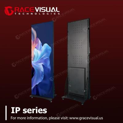 China Interactive Plug And Play Hd Solution For Smart Retail And Exhibitions With Folding Led Poster Display Poster Led Display Screen for sale