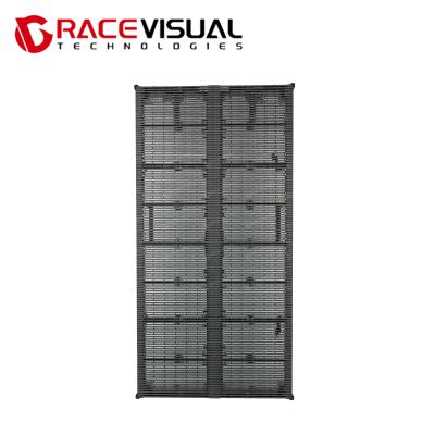 Display LED trasparente della serie TSR 7000 Nits per noleggio all'aperto