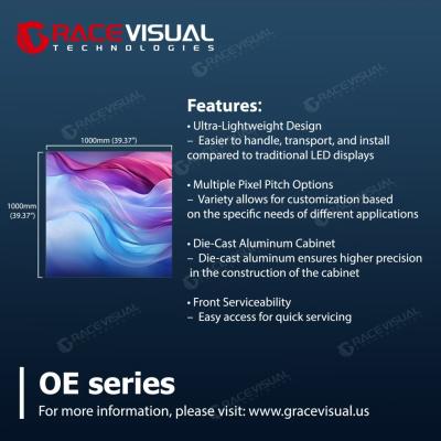 China In-Stock in Europe! OE Series Outdoor LED Display - Safe, Durable & High-Performance for Your Advertising Needs for sale