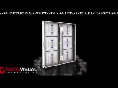 6000 νιτ/10000 νιτ P5.7mm Εξωτερική σταθερή οθόνη LED σειρά OA πλήρης χρώματος IP66 για εξωτερική διαφήμιση