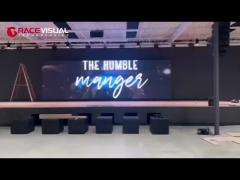 P1.5  P3.9 Front Service LED Video Wall   Magnetische module, gebogen installatie ∙ IRB-serie verhuur display voor podium en evenementen