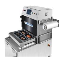 China Tray Type Vacuum Wrap Machine Modified Atmosphere Packaging Equipment 380V 5kW for sale