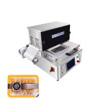 China Custom Table Top Tray Sealing Machine MAP Vacuum Packaging Equipment 320mm Tray Size for sale