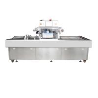 China Automatic Skin Packing Machine Modified Atmosphere Vacuum Tray Packer 690mm Film for sale
