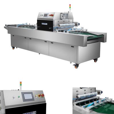 Cina Vuoto automatico dell'impacchettatrice della pelle di isolato con il sistema pneumatico SMC in vendita
