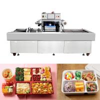 China Horizontal MAP Tray Sealer 550mm Automatic Modified Atmosphere Packaging Machine 220V for sale