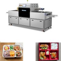 China Automatic Ready Meal MAP Packaging Machine 304 Stainless Steel 30% CO2 for sale