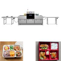 China Automatic Ready Meal MAP Packaging Machine 304 Stainless Steel 30% CO2 for sale