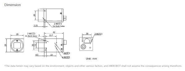 Quality HIKROBOT MV-CS050-10GC CS Series 5MP Resolution Area Scan Camera with GigE for sale