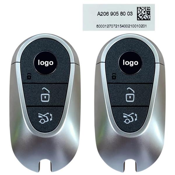 Quality Mercedes Benz 3 Button Smart Key 433.92MHz A206 905 80 03 for sale