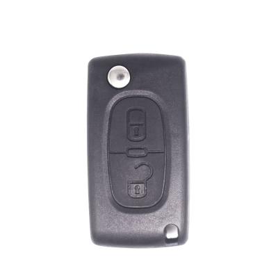 China FSK433MHz 2 buttons 46chip Flip Controlled Remote Car Key Folding Remote for sale