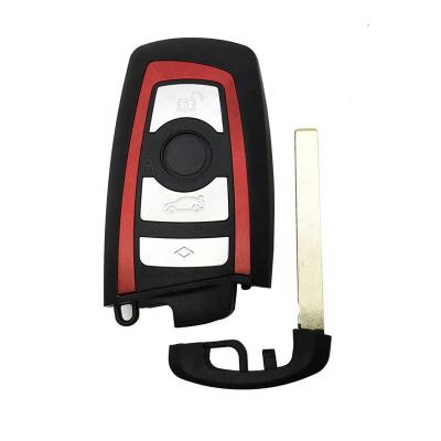 China Excellent Keyless Remote Control Smart Car Key Fob Red Shell Cover for sale